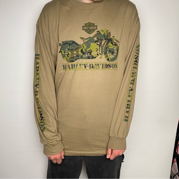 Harley-Davidson | Shirts | Vintage Harley Davidson Long Sleeve | Poshmark